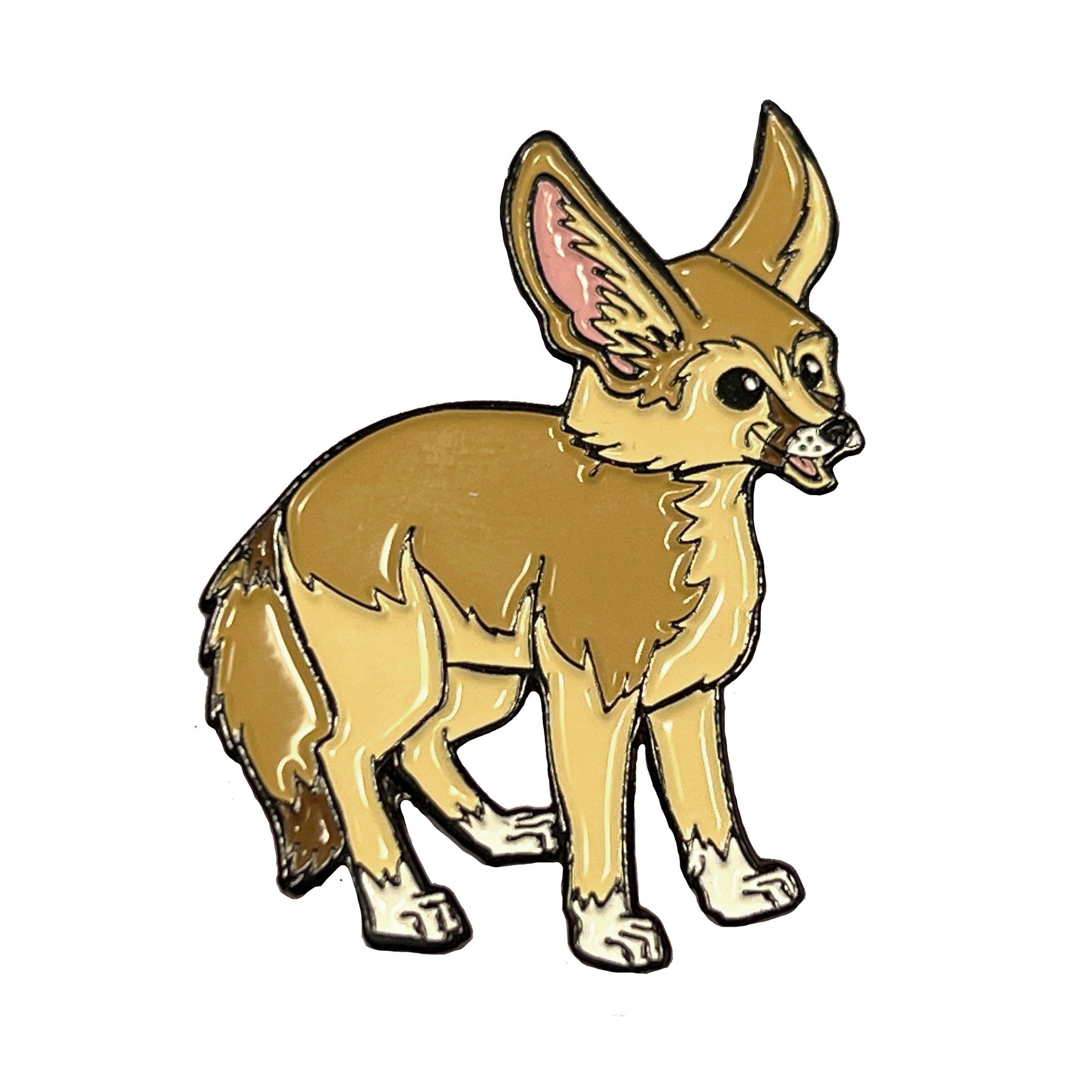 Fennec Fox enamel pin | Peppermint Narwhal - Conservation Through ...