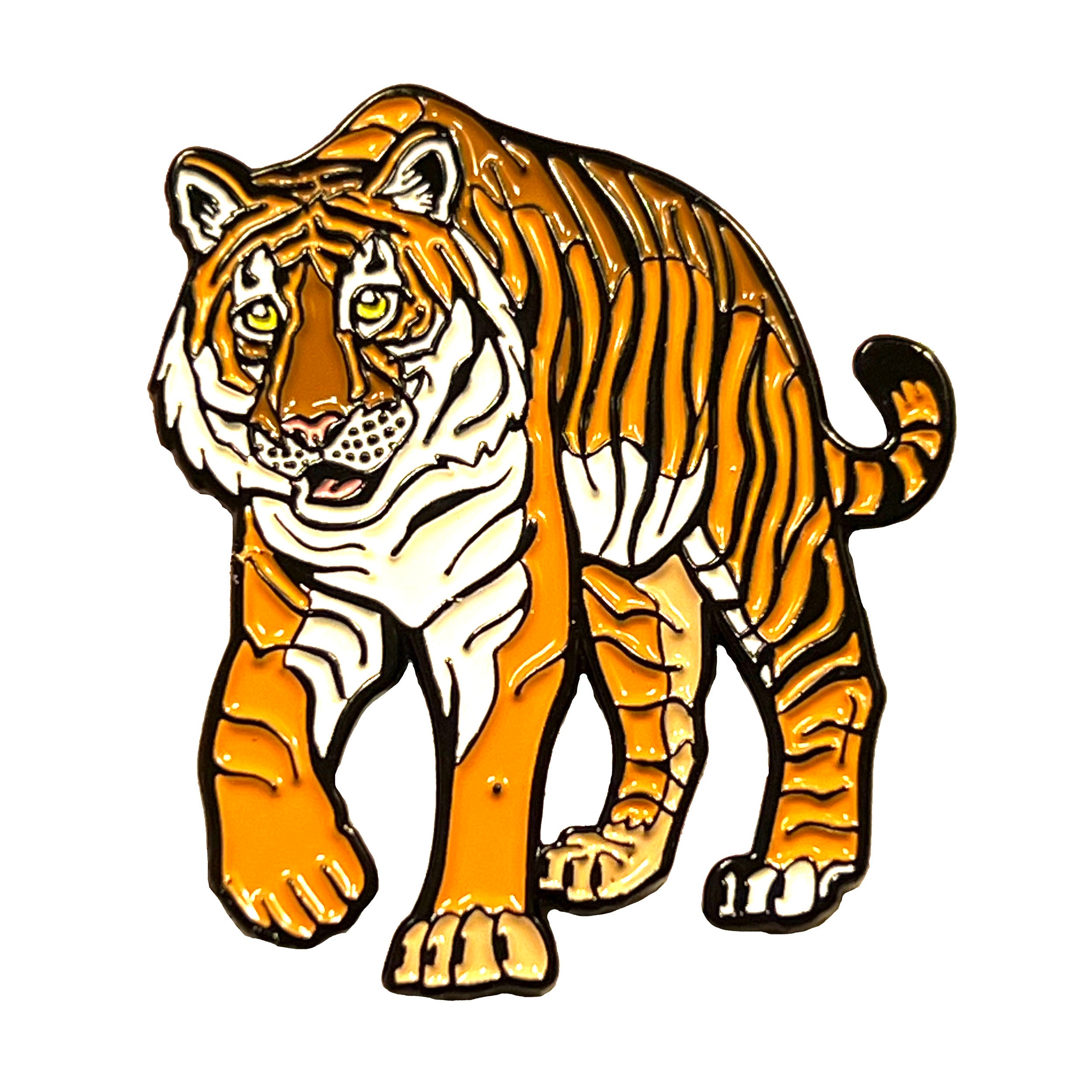 Amur Tiger enamel pin | Peppermint Narwhal - Conservation Through ...