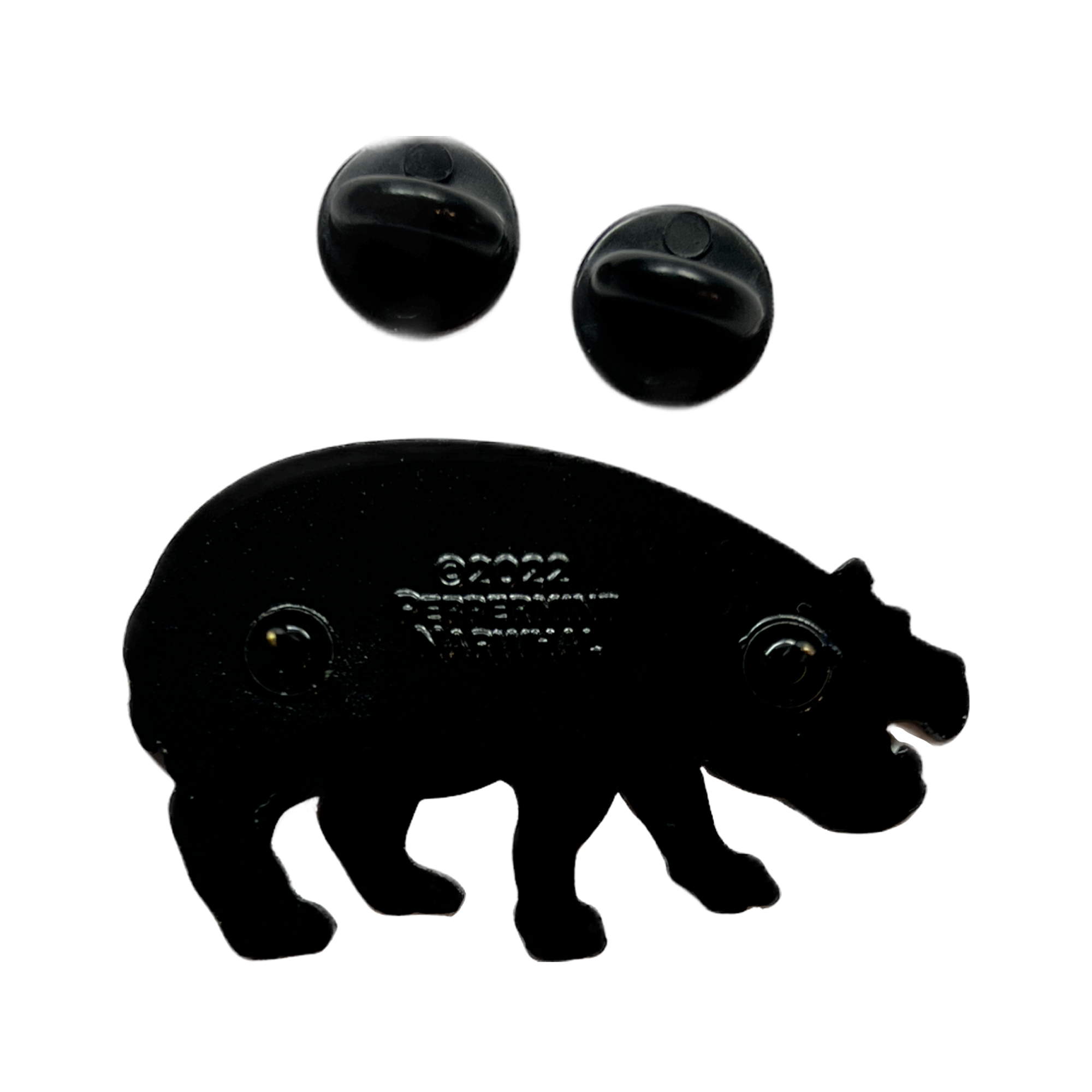 Pygmy Hippopotamus enamel pin | Peppermint Narwhal - Conservation ...