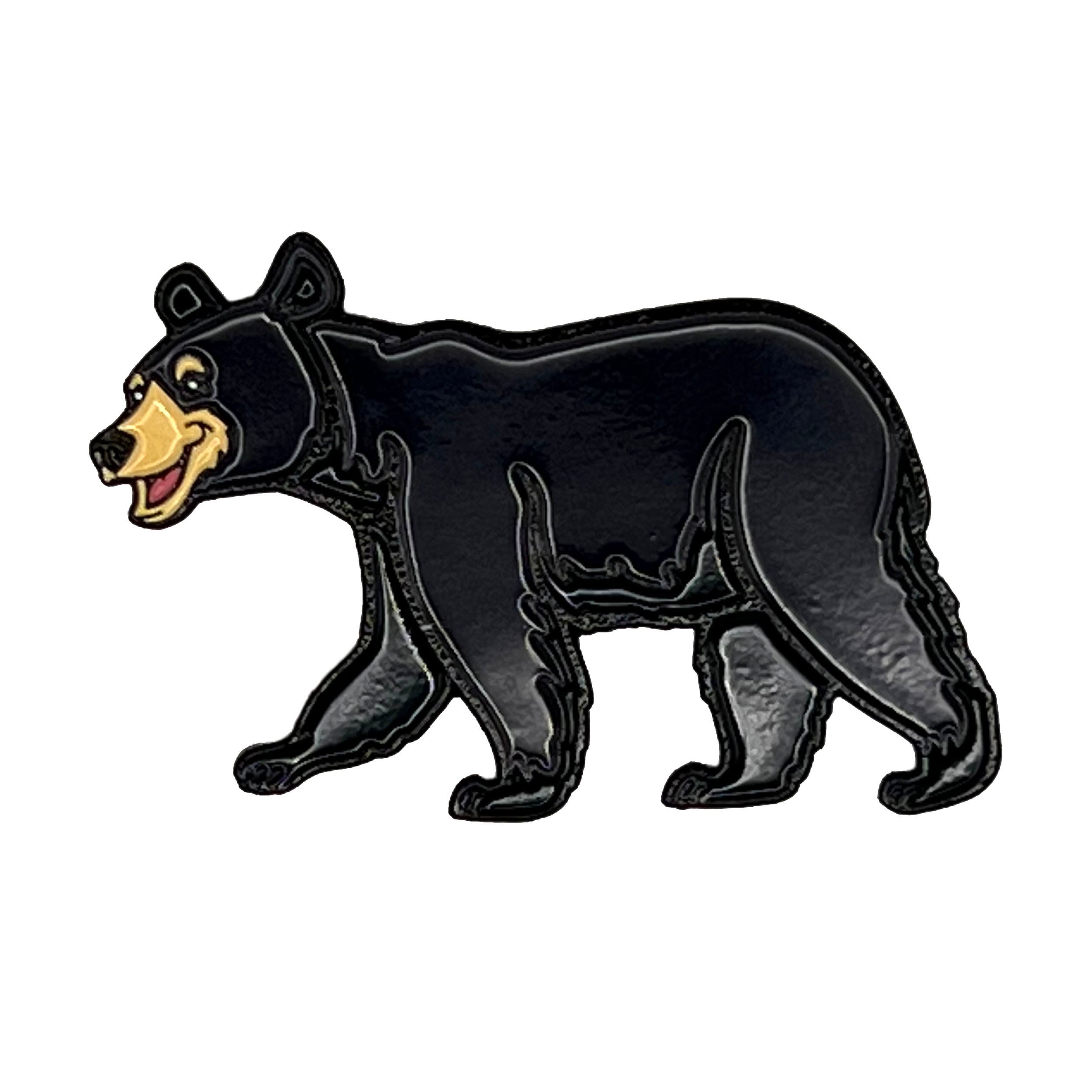 American Black Bear enamel pin | Peppermint Narwhal - Conservation ...