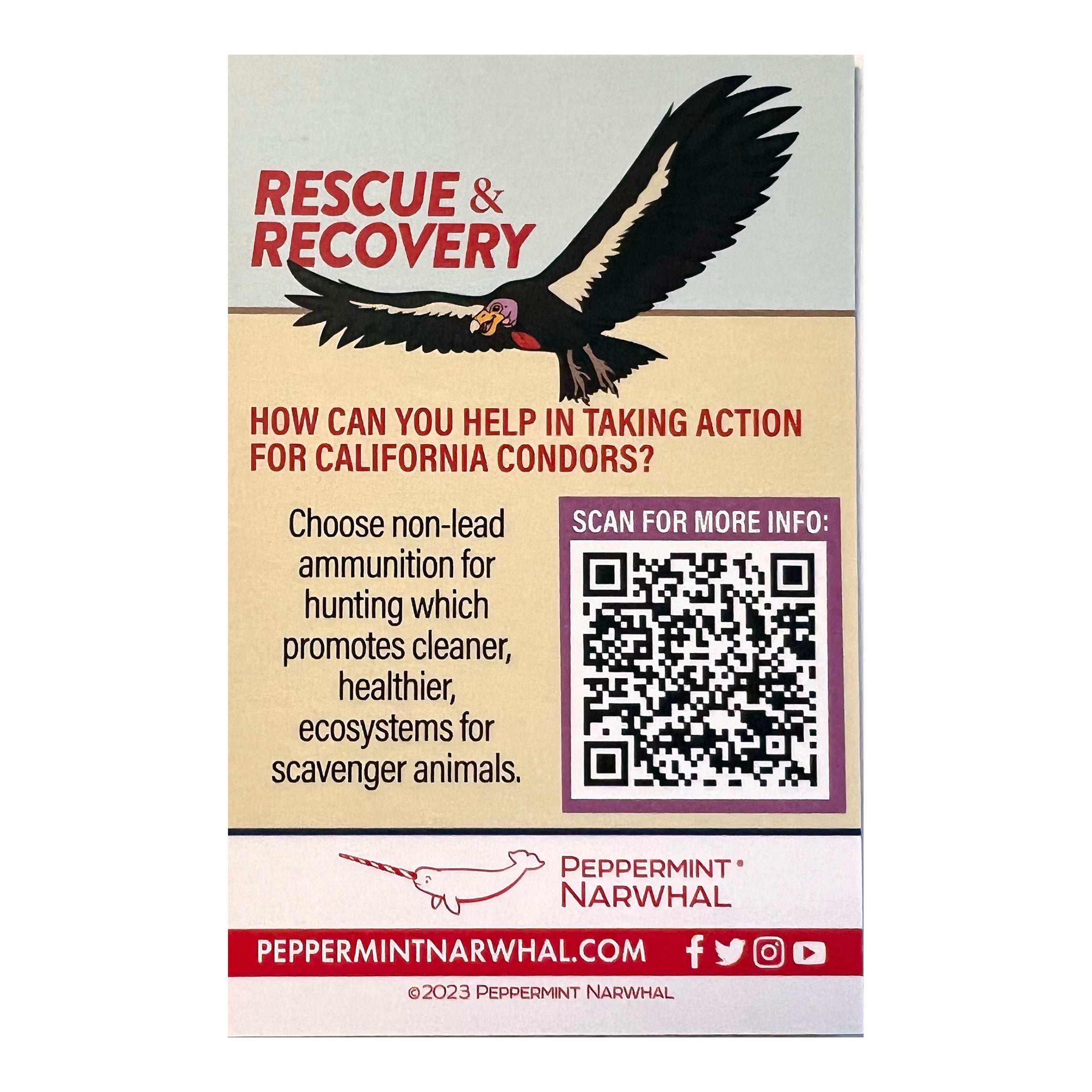 California Condor enamel pin | Peppermint Narwhal - Conservation ...