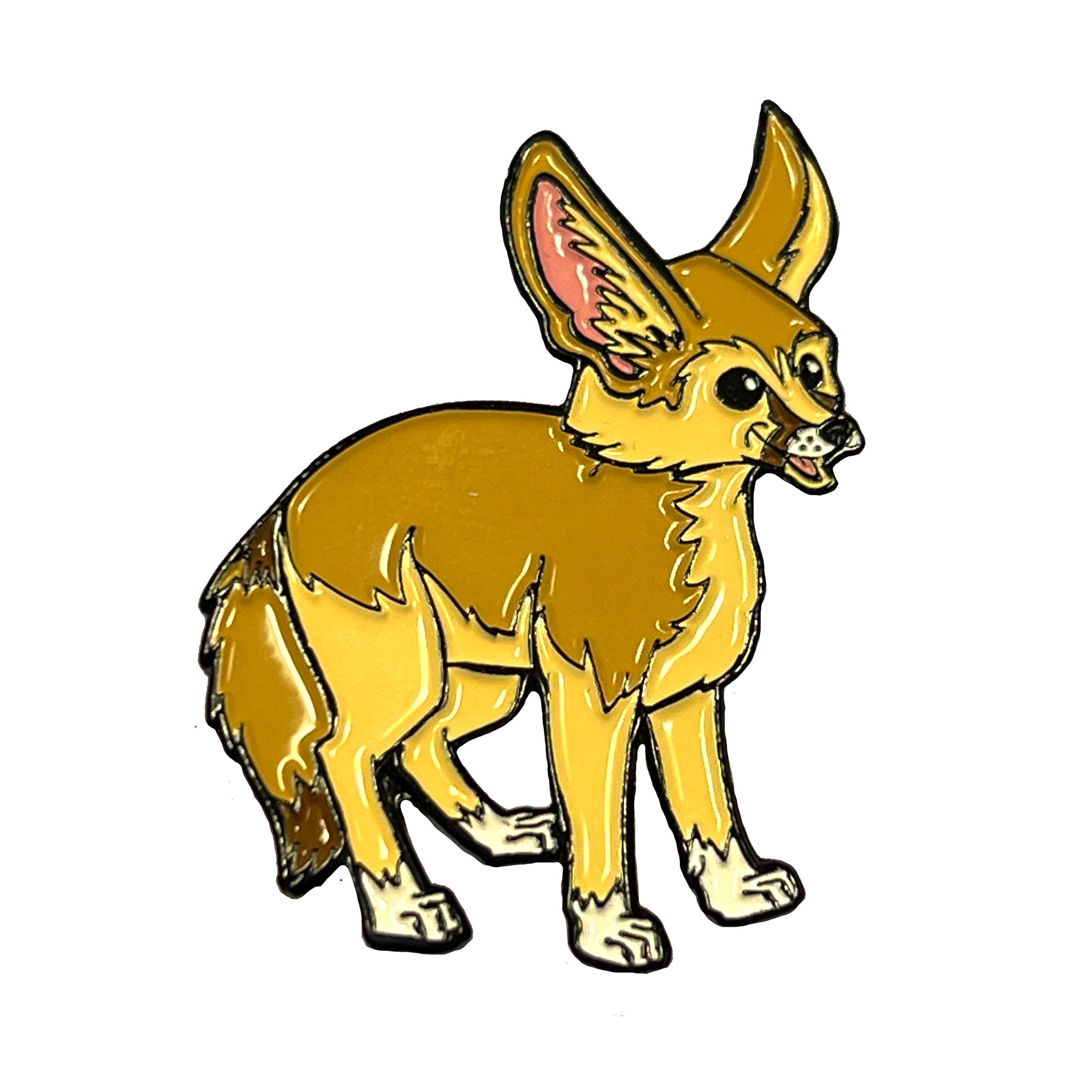 Fennec Fox enamel pin | Peppermint Narwhal - Conservation Through ...