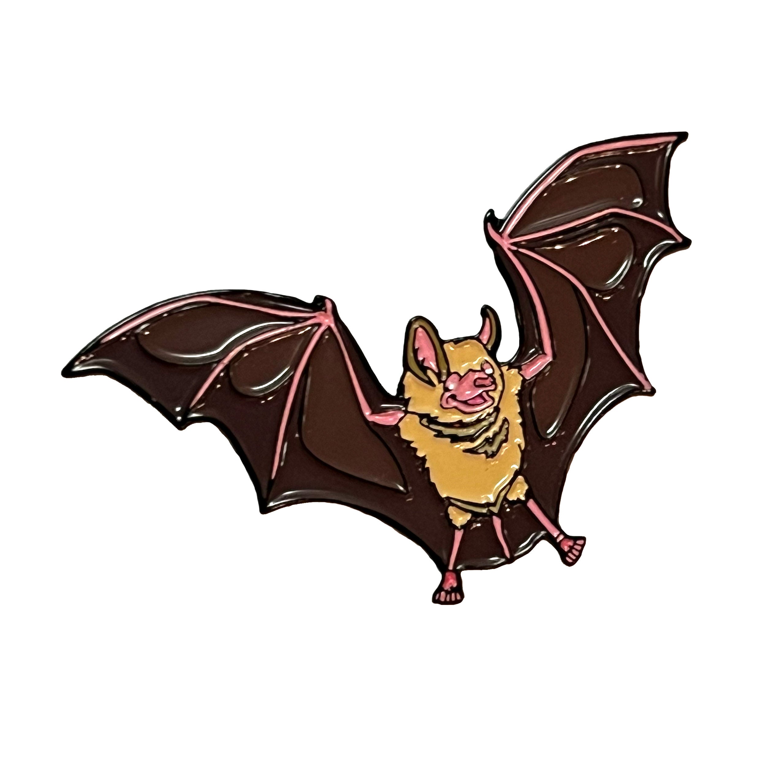 Tricolored Bat enamel pin | Peppermint Narwhal - Conservation Through ...